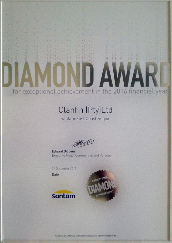 Clanfin brokerage is Santam’s best – Clanfin.co.za